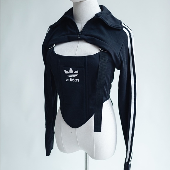 adidas | Tops | Reworked Adidas Corset And Matching Shrug | Poshmark
